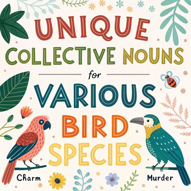 Unique Collective Nouns for Various Bird Species: A Comprehensive Guide